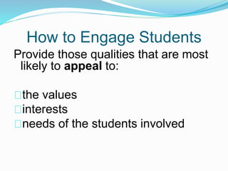 Engagement theory of learning | PPTX