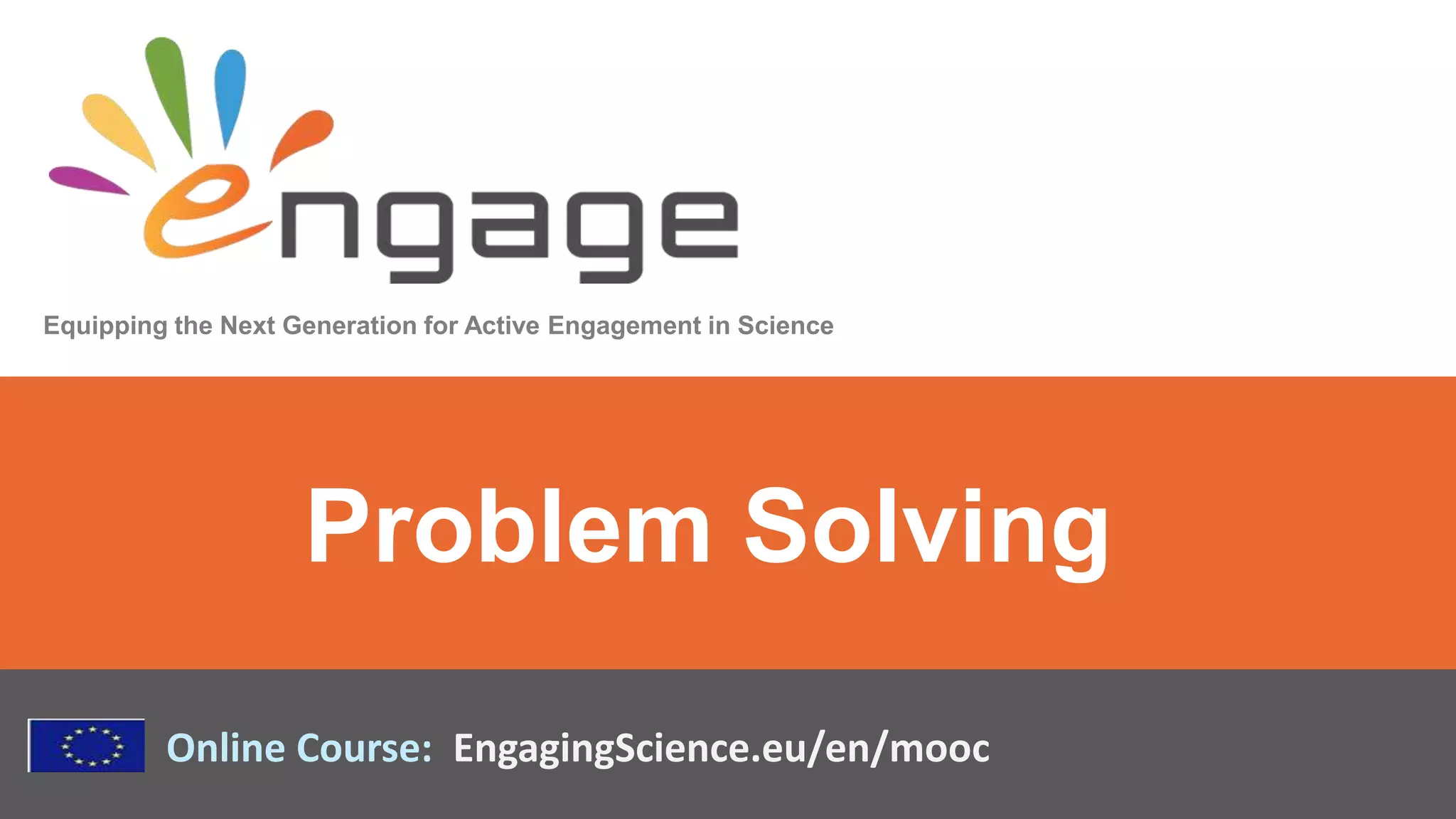 ENGAGE MOOC problem solving | PPT