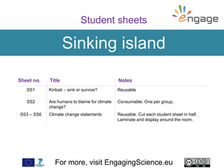 ENGAGE sinking island | PPT