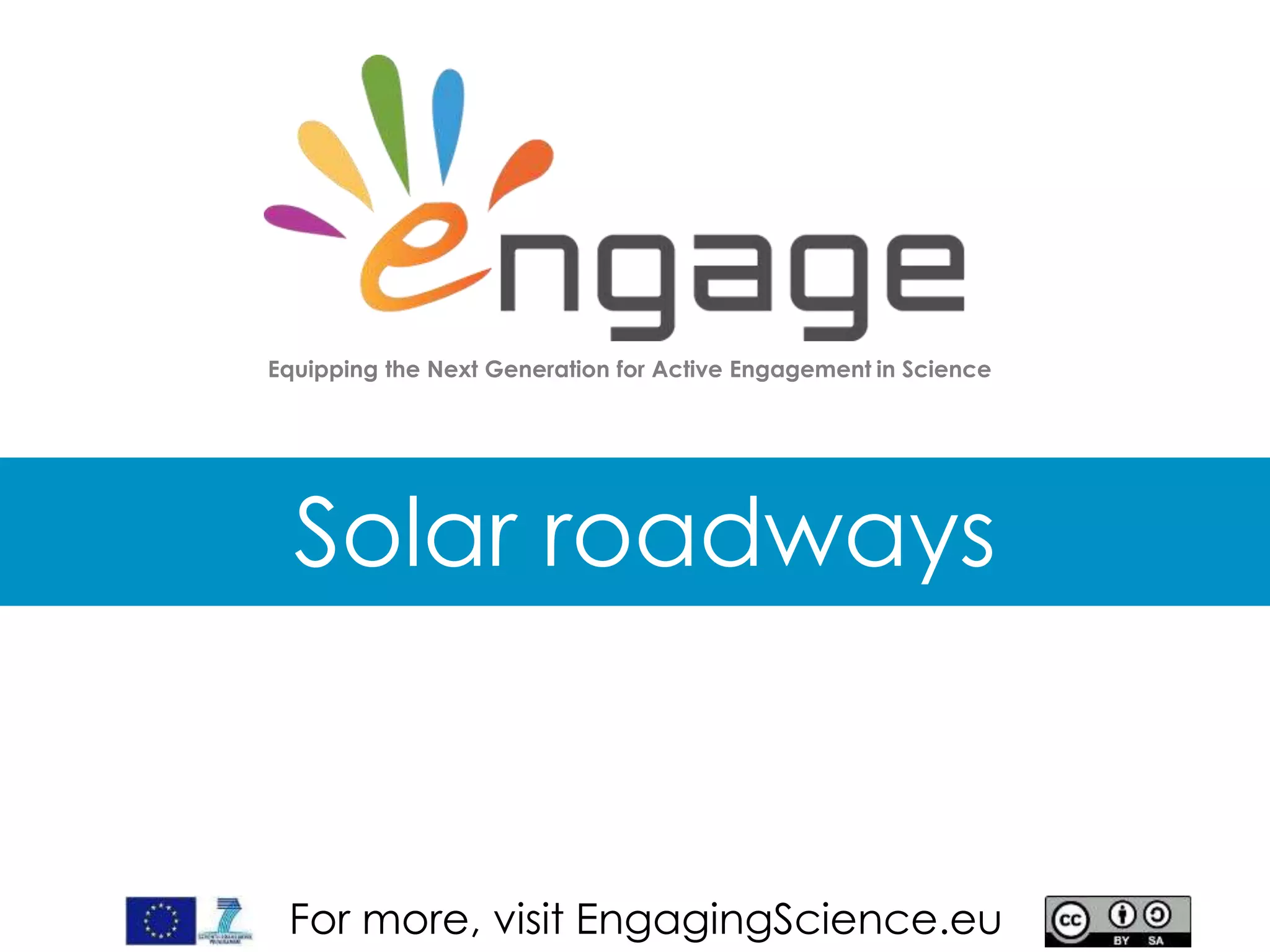 ENGAGE solar roadways | PPT