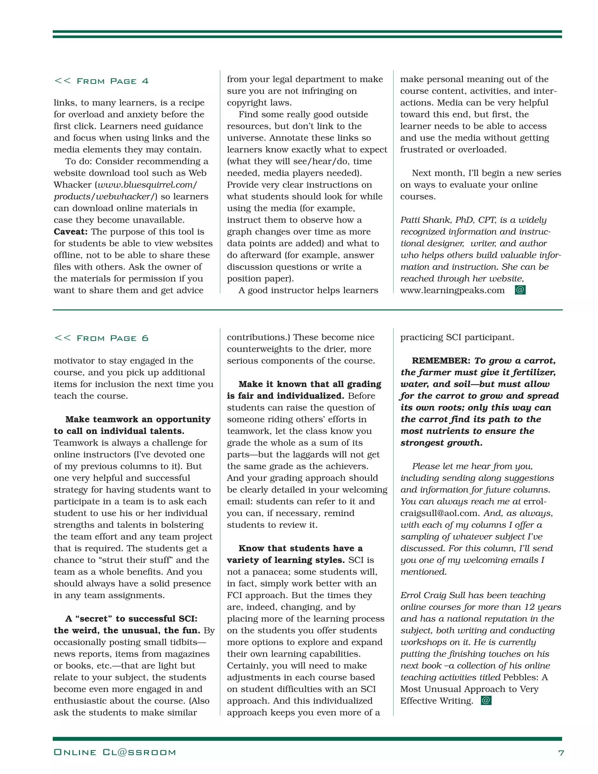 Ways to Engage Online Students | PDF