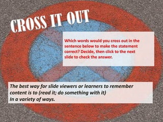 Engage the Brain: 5 Ways to Create Interactive Slides | PPT