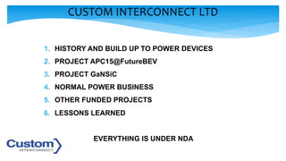 Engage with...Custom Interconnect | PDF