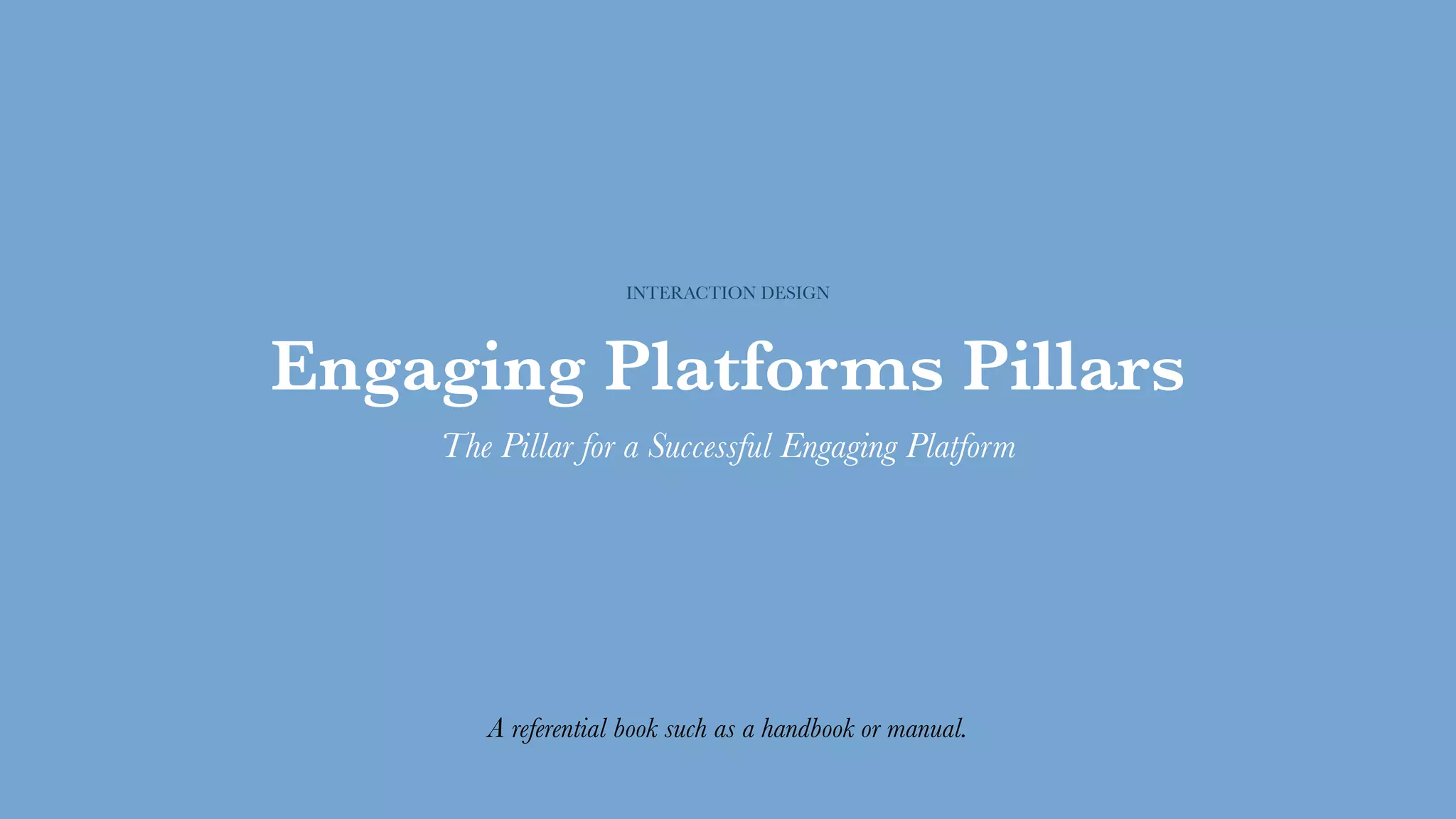 Engaging platforms | PDF
