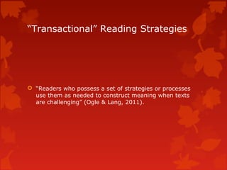 Engaging Adolescent Readers (Great Smokies Reading Council) | PPT