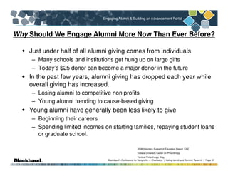 Engaging Alumni And Building An Advancement Portal | PDF