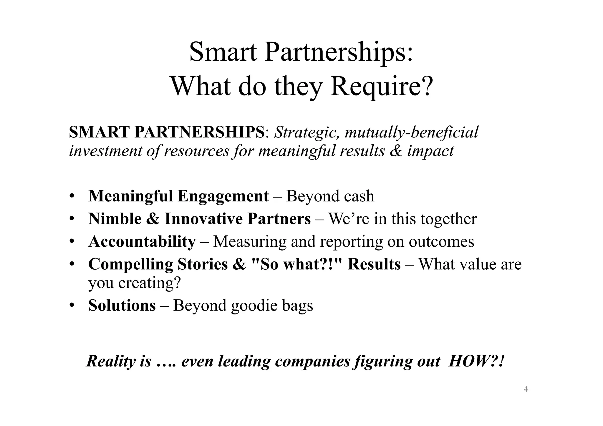 Engaging the Corporate Sector in Smart Partnerships | PDF
