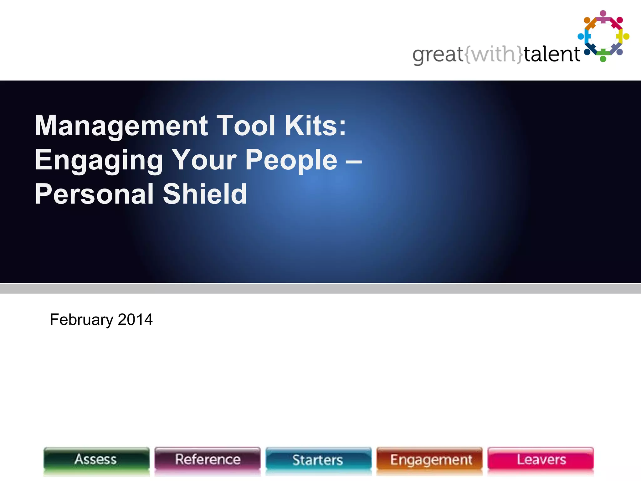 Engaging employees personal shield | PPT