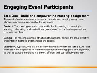 Engaging Event Participants | PPT