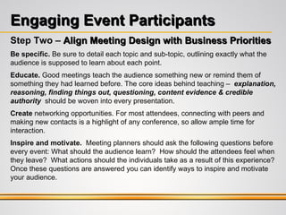 Engaging Event Participants | PPT