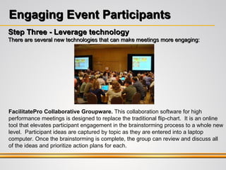 Engaging Event Participants | PPT
