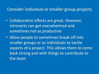 Engaging Introverts in Corporate Culture | PPTX | Resume Writing and ...