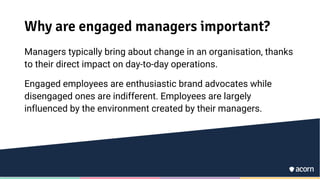 7 Strategies For Boosting Manager Engagement | PDF