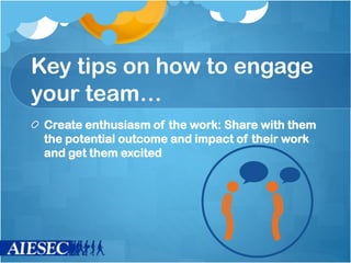 Engaging my team | PPTX | Human Resources | Business
