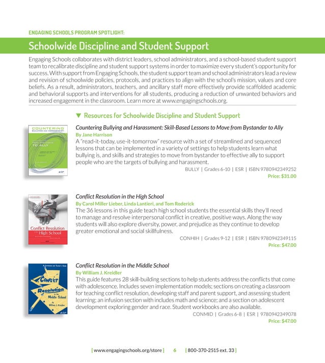Engaging schools resource catalog | PDF