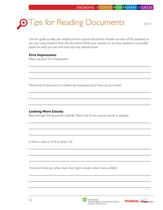 Engaging students with primary sources | PDF