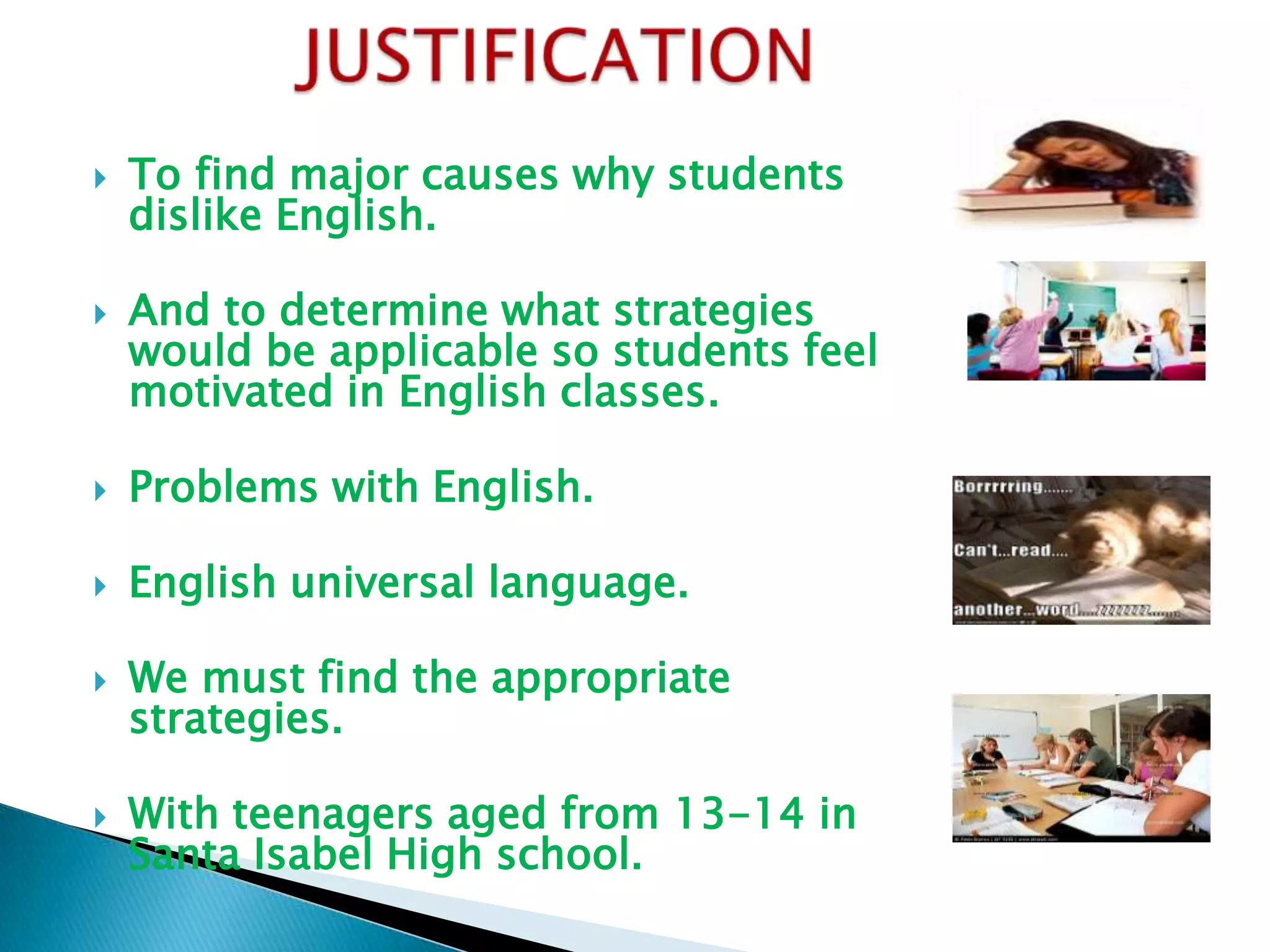 Engaging teenagers in the english learning process | PPT