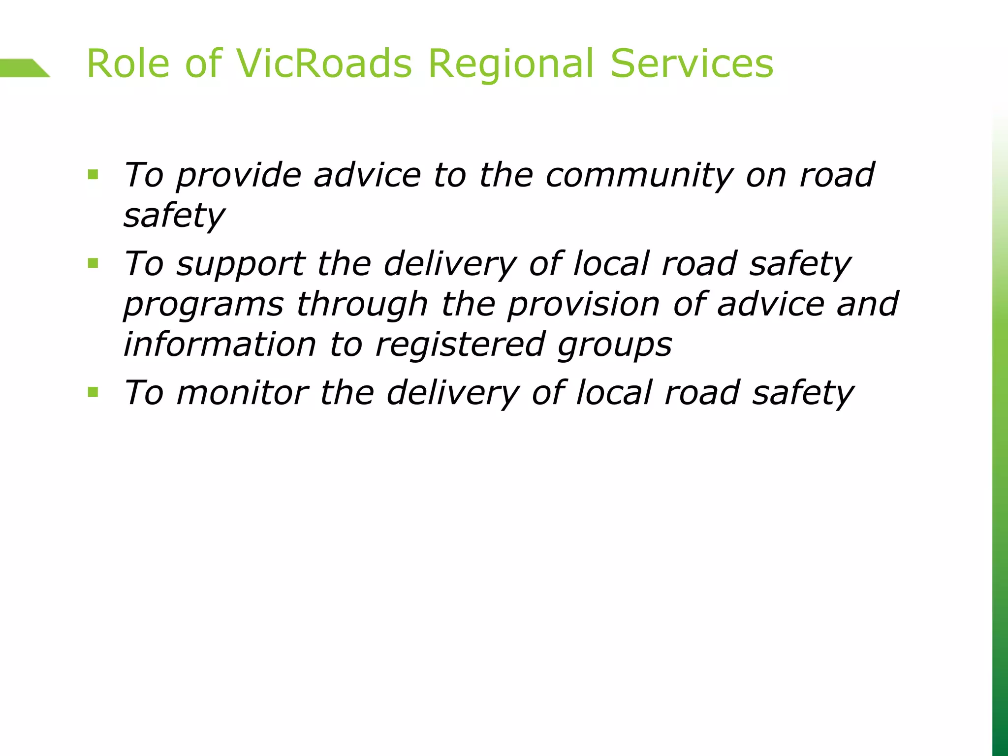 Engaging the community in road safety anna mc dowall | PDF