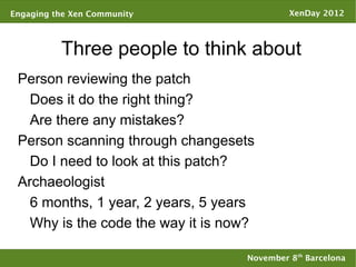 Engaging the xen community | PPT