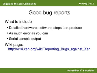 Engaging the xen community | PPT