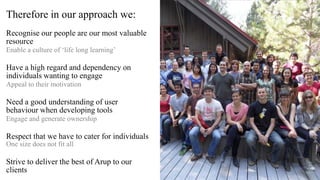 Engaging users with your digital workplace - the Arup experience | PPT