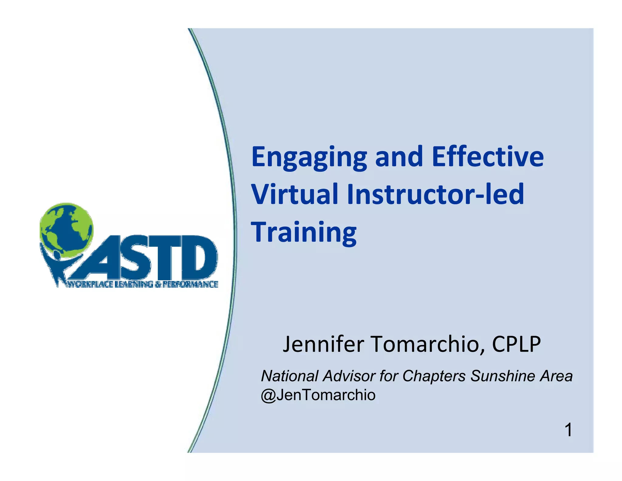 Engaging and Effective Virtual Facilitator-led Training | PDF