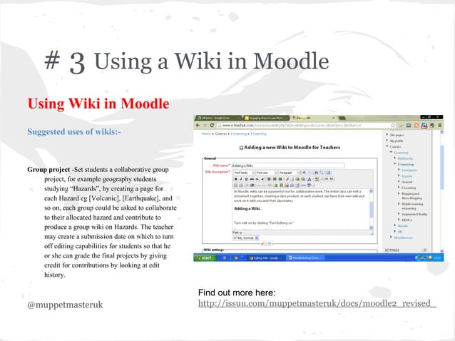 Engaging ways to use moodle (1) | PPT | Web Design and HTML | Internet