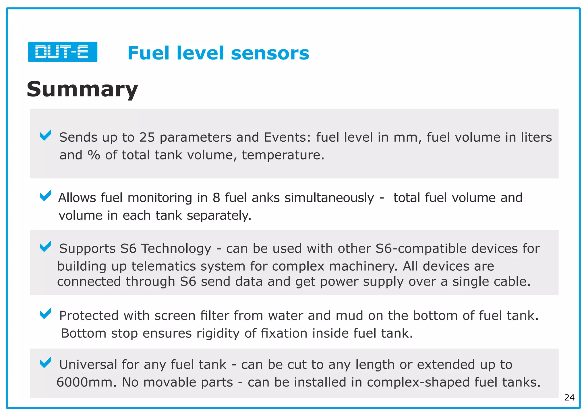 Fuel level sensors. How to measure fuel volume in the tank. Technoton ...