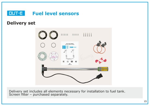 Fuel level sensors. How to measure fuel volume in the tank. Technoton ...