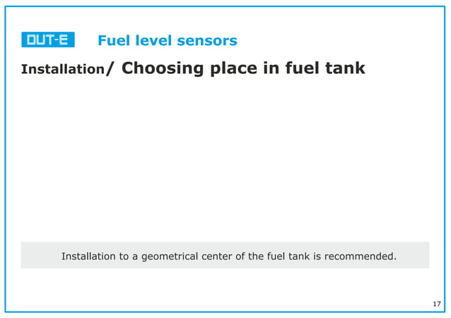 Fuel level sensors. How to measure fuel volume in the tank. Technoton ...