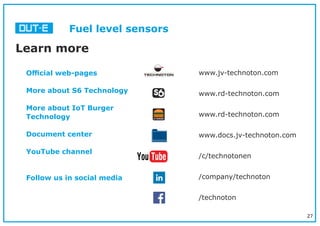 Fuel level sensors. How to measure fuel volume in the tank. Technoton webinar on 03.04.2020