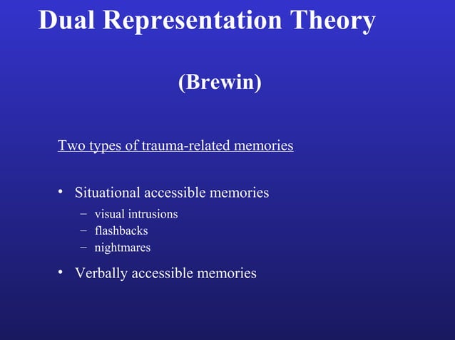 Dual representation theory | PPT