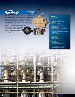 Control Valves - Cashco Products | PDF