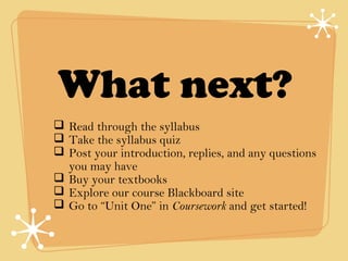 Eng 102 course introduction presentation | PPT