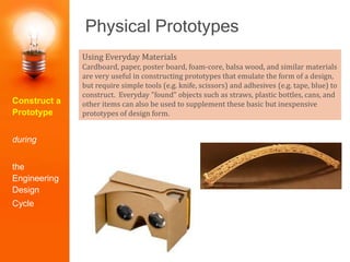 Basic Engineering Design (Part 5): Constructing a Prototype | PPTX