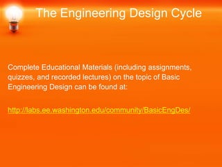Basic Engineering Design: Overview | PPT