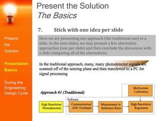Basic Engineering Design (Part 7): Presenting the Solution | PPTX