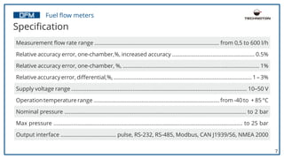 DFM Fuel Flow Mete (Eng, v 2.1) | PPT