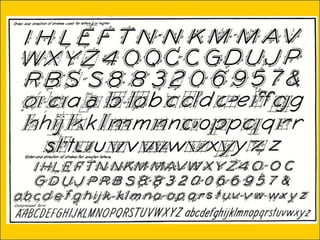 engineering lettering | PPTX