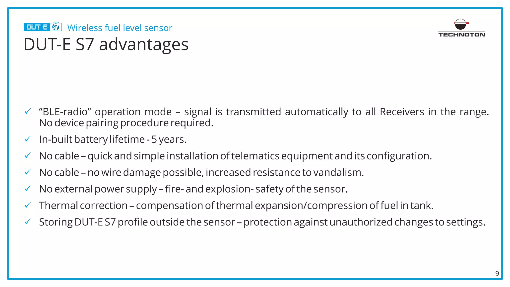 Wireless fuel level sensor | PPT