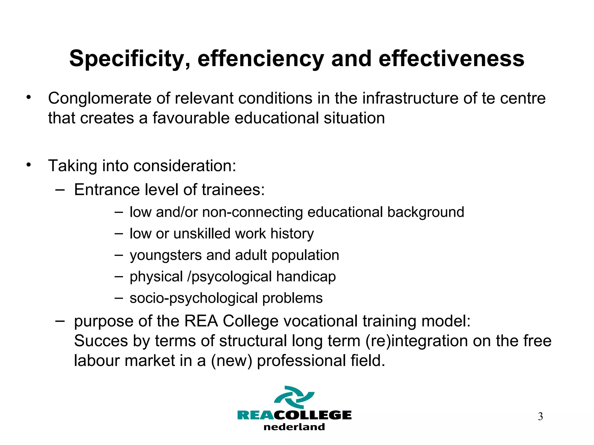 REA College Hoensbroek Activities | PPT