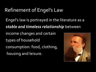 Engel's law | PPTX