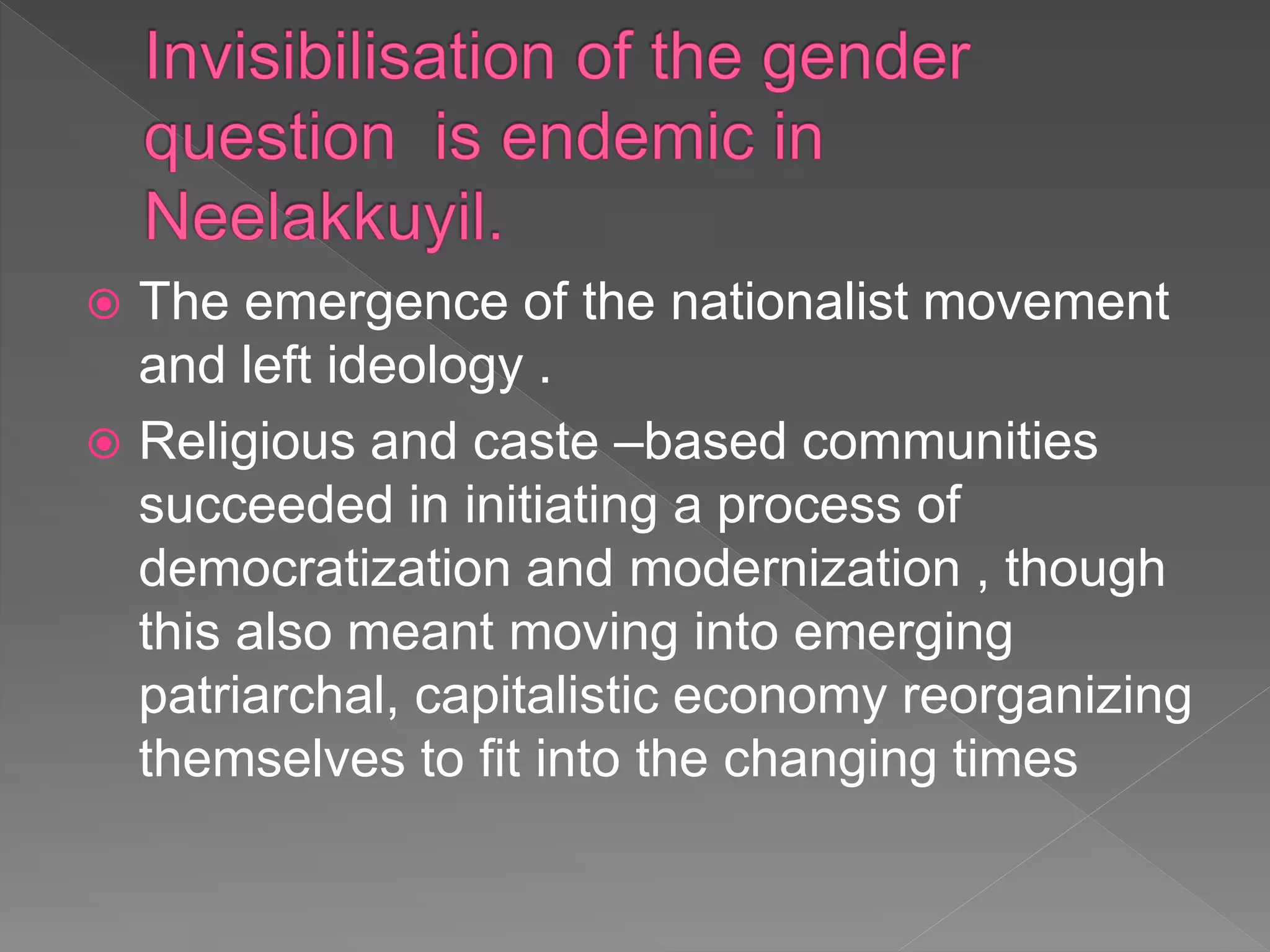 Engendering popular cinema in malayalam | PPTX