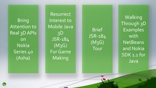 Getting Started with 3D Game Development on Nokia Series 40 Asha Phones | PDF