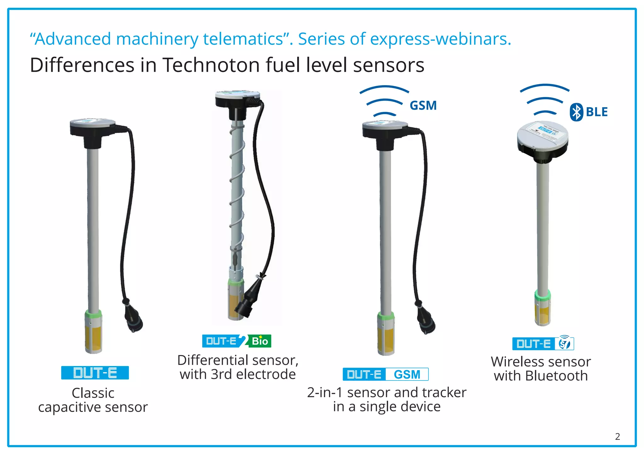 Wireless fuel level sensors with Bluetooth and GSM. Technoton webinar ...