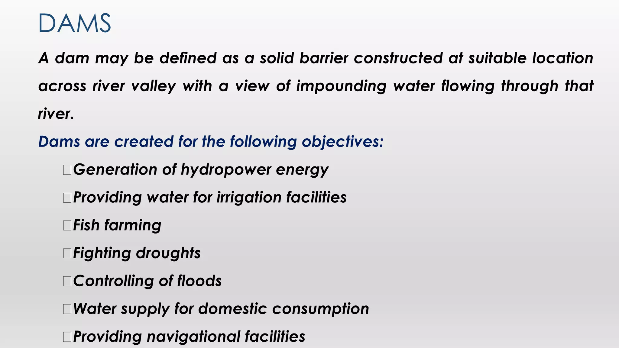 Geological Considerations - Dam | PDF