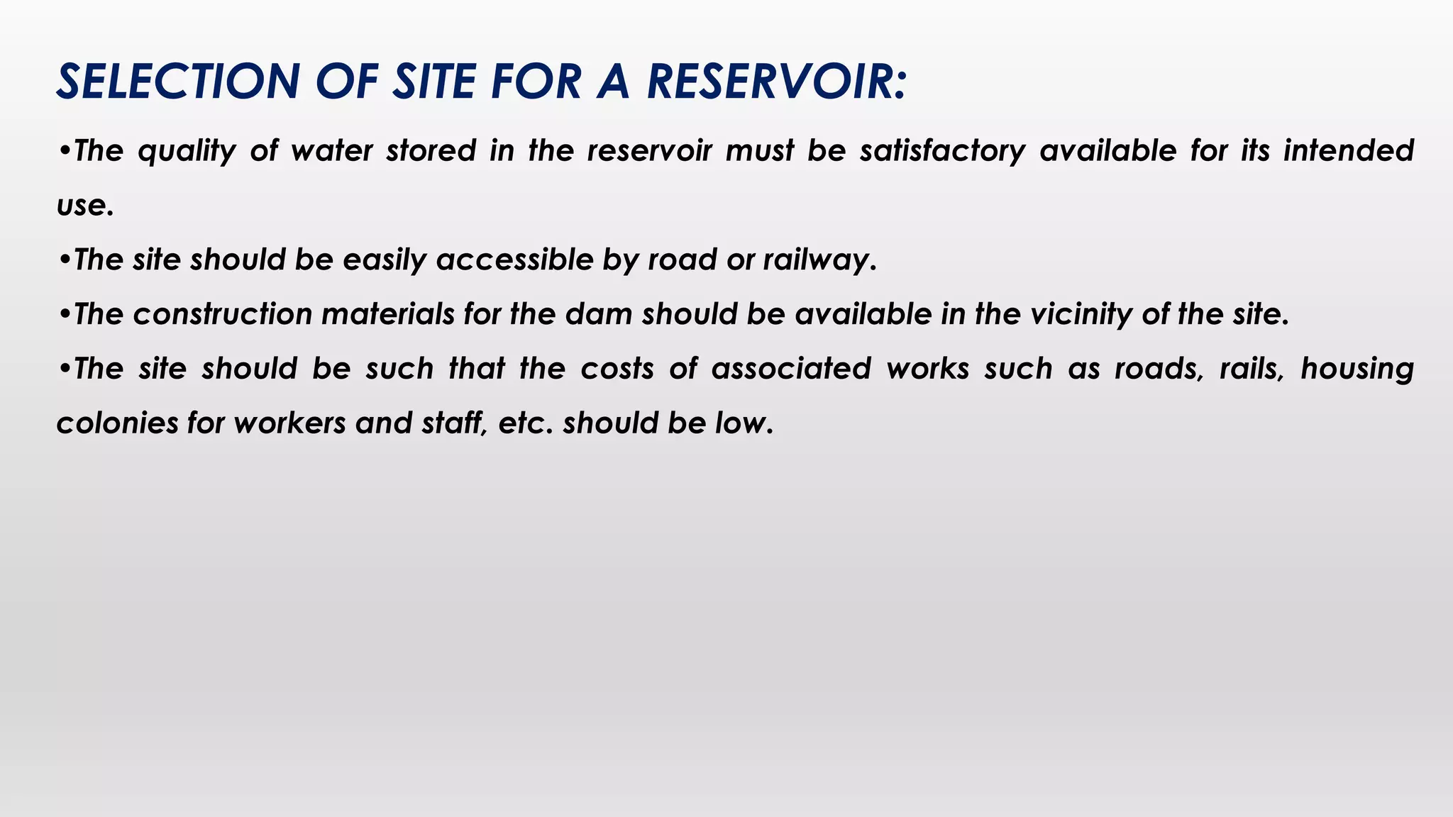 Geological Considerations - Dam | PDF