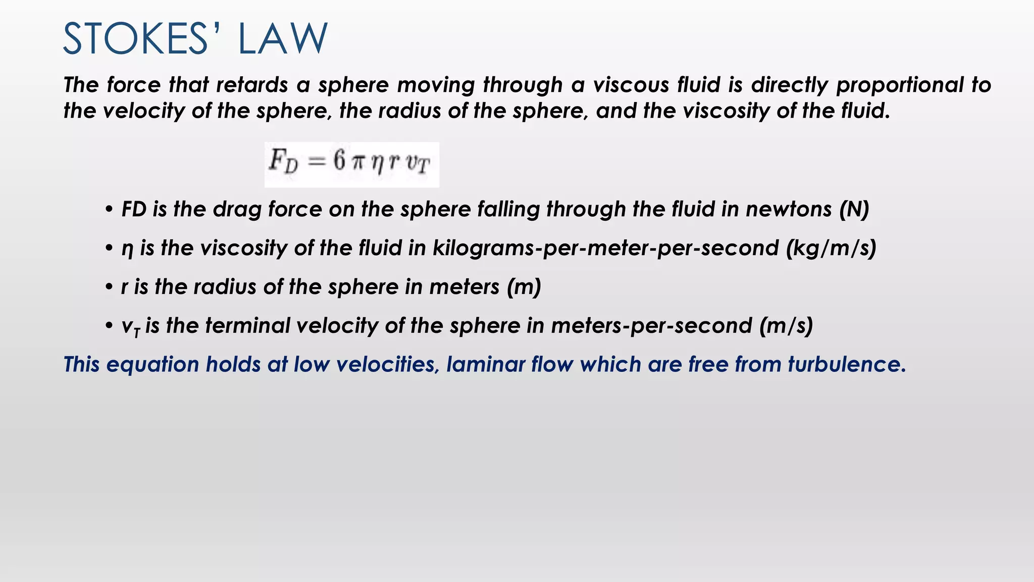 Stoke's law & Terminal Velocity | PDF
