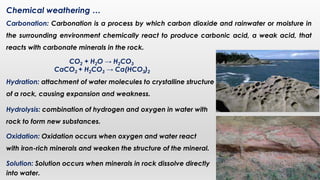 Weathering and Erosion_Engineering Geology & Geomorphology | PDF