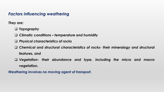 Weathering and Erosion_Engineering Geology & Geomorphology | PDF
